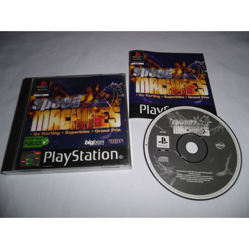 Jeu Playstation - Speed Machines - PS1