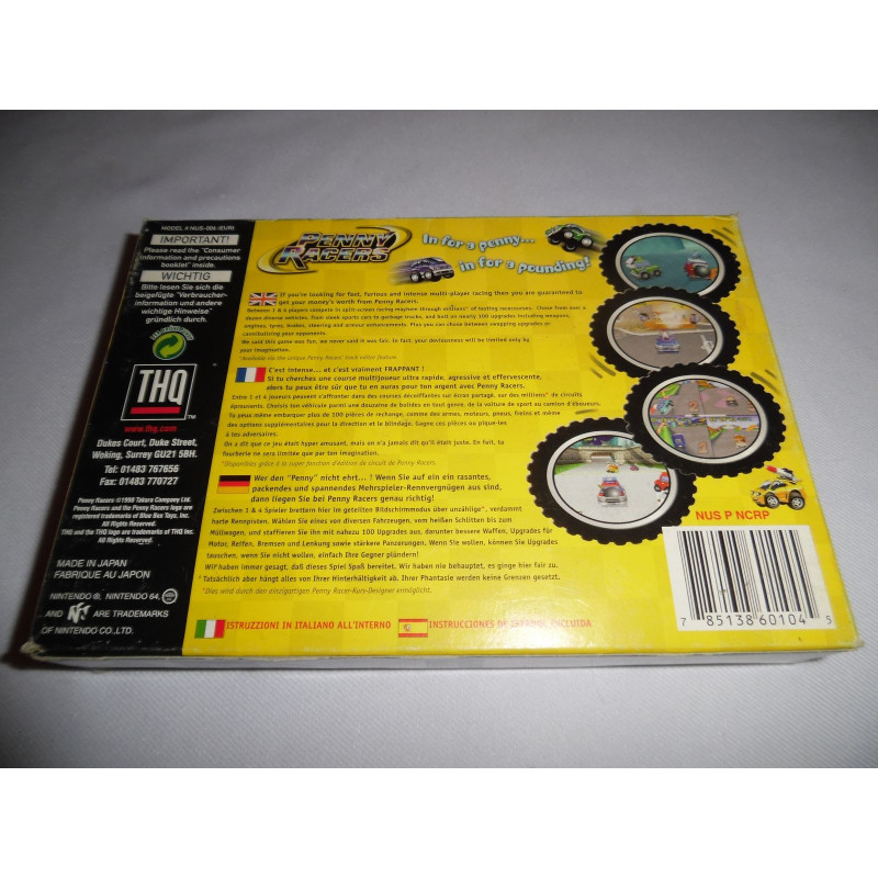 Jeu Nintendo 64 - Penny Racers - N64