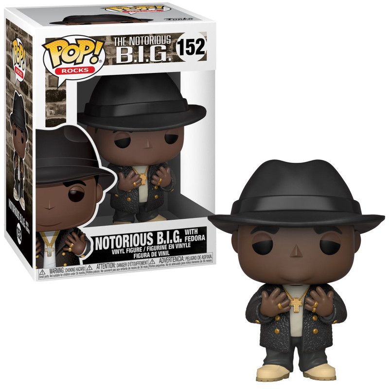 Figurine - Pop! Rocks Notorious B.IG. - Notorious BIG - N° 152 - Funko
