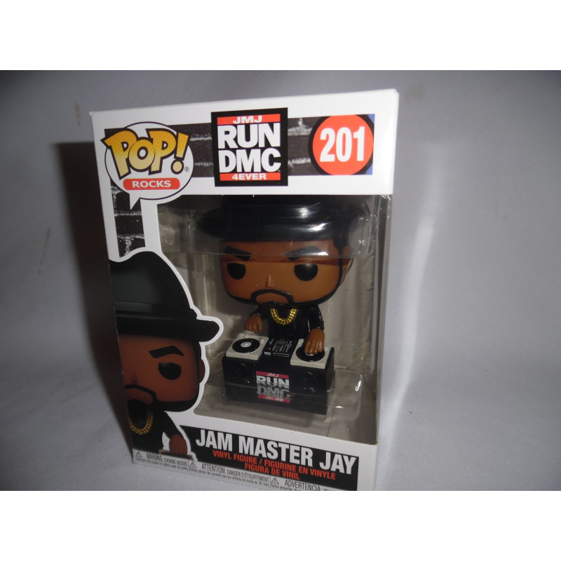 Figurine - Pop! Rocks - Run DMC - Jam Master Jay - N° 201 - Funko