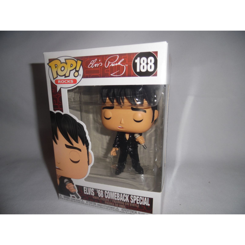 Pop! Rocks Elvis Presley - Elvis '68 Comeback Special - N° 188 - Funko