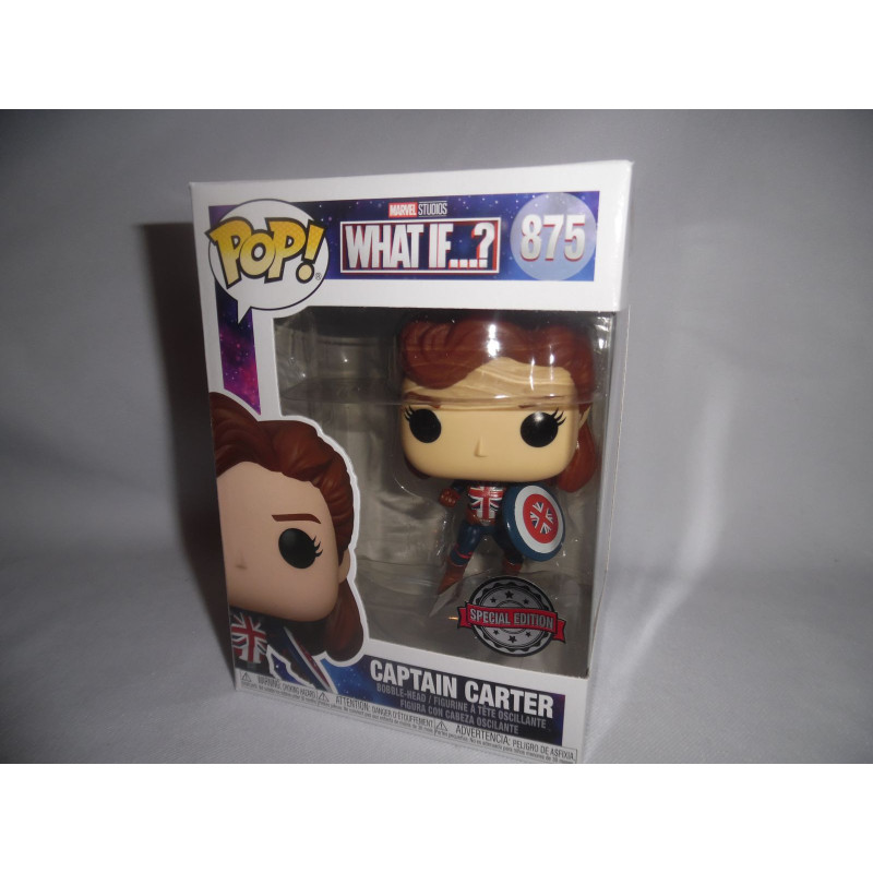 Figurine - Pop! Marvel - What If...? - Captain Carter - N° 875 - Funko