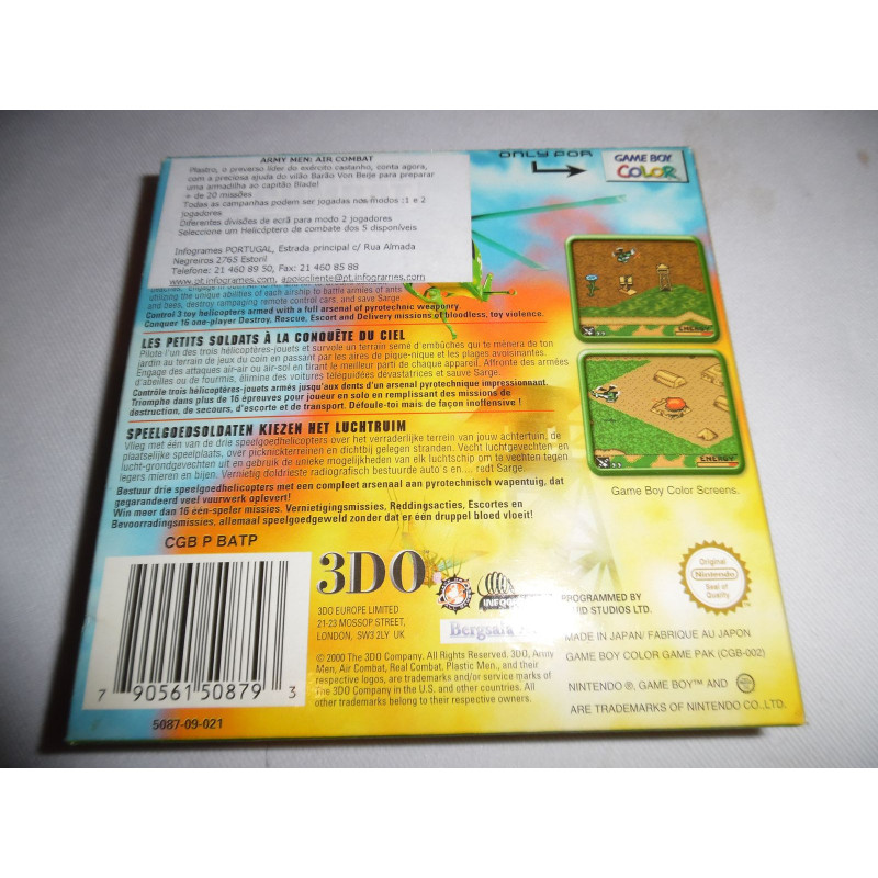 Jeu Game Boy Color - Army Men Air Combat - GBC