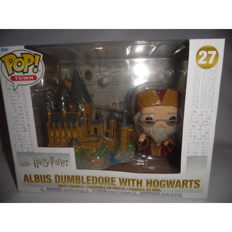 Figurine Pop! Town Harry Potter Dumbledore & Hogwarts - N° 27 - Funko