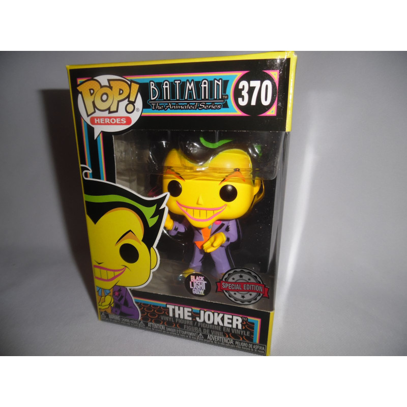 Figurine - Pop! Heroes - Batman - Black Light The Joker - N° 370 - Funko