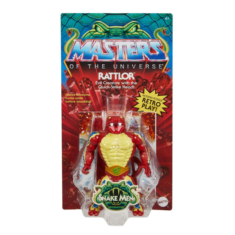 Figurine - Les Maitres de l'Univers MOTU - Origins - Rattlor - Mattel