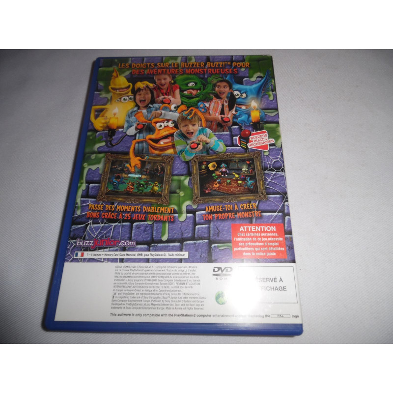 Jeu Playstation 2 - Buzz! Junior: Les petits monstres - PS2