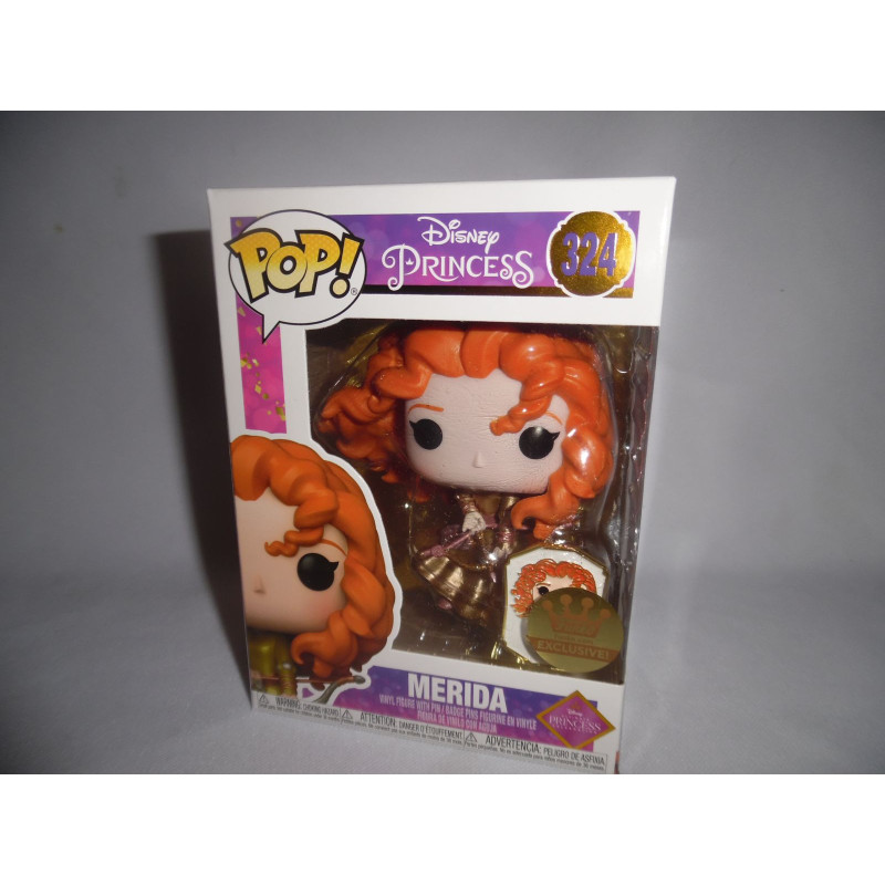 Figurine - Pop! Disney - Princess - Merida with pin - N° 324 - Funko