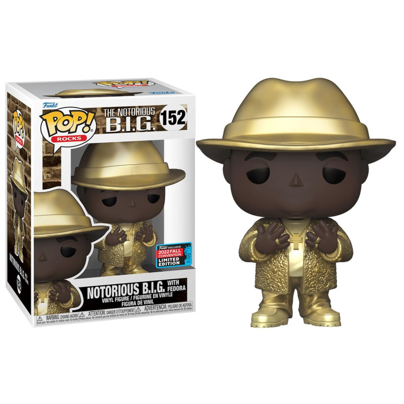Figurine - Pop! Rocks Notorious B.IG. - Notorious BIG - N° 152 - Funko