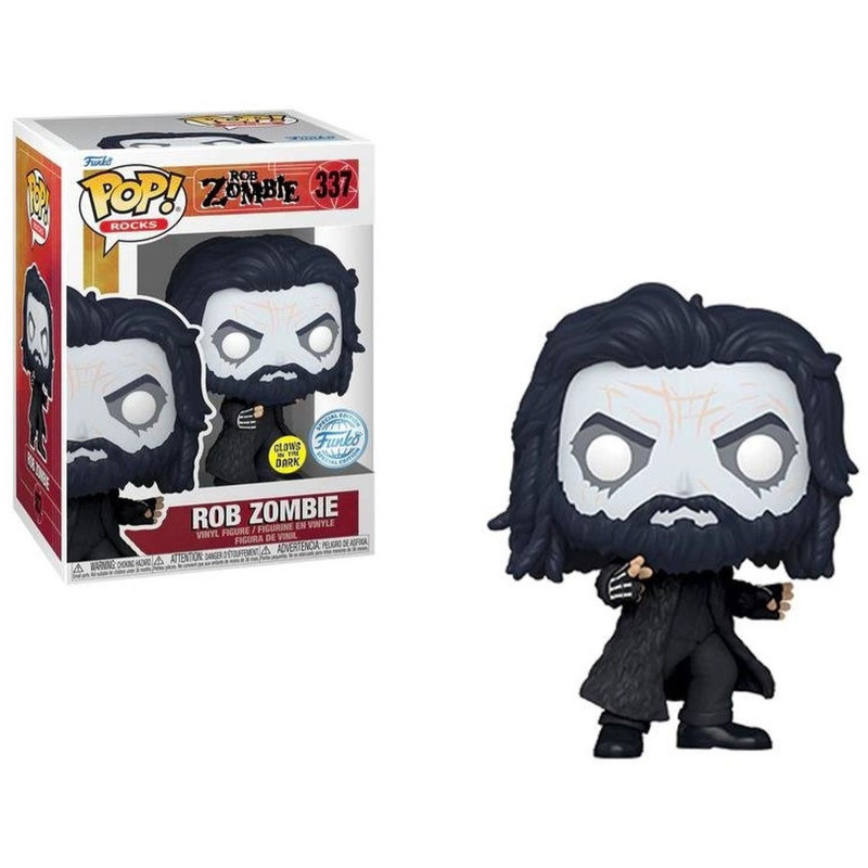 Figurine Pop! Rocks - Rob Zombie - Rob Zombie (GITD) - N° 337 - Funko
